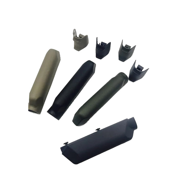 Ares Amoeba Striker Stock Riser & Improved Grip Set (Black / Tan / OD ...