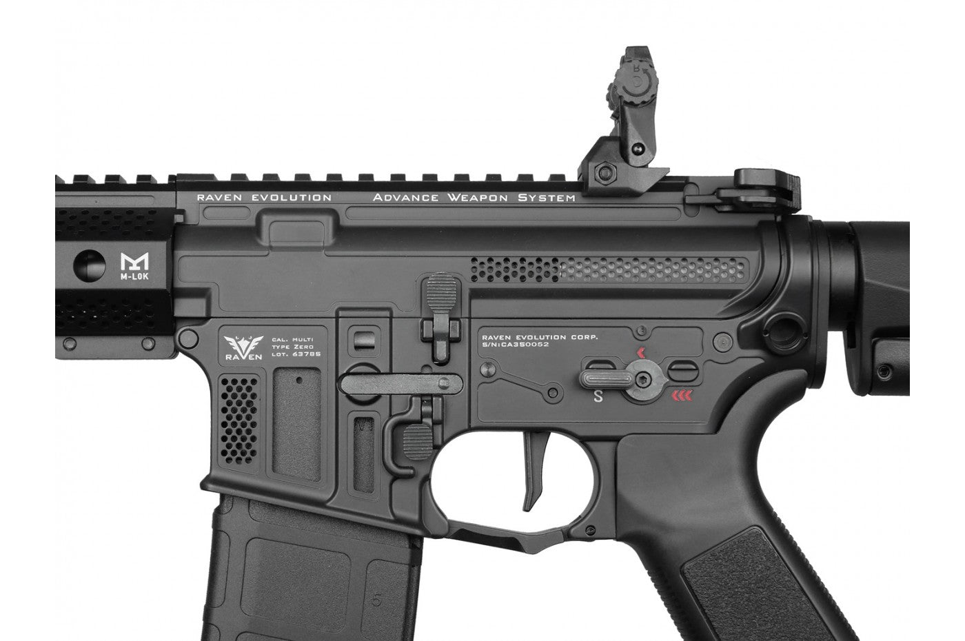 Raven ELITE Type ZERO CQB (Black / Tan / Grey) – BlackBlitz Airsoft